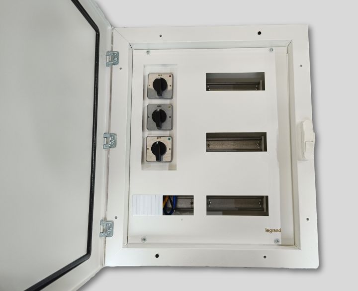 Legrand Phase Selector DB Vertical Double Door Neo 8 Way 63A